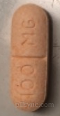 oval orange 100 mg - Pill Images