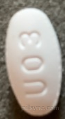 OVAL WHITE U03 - Hydrocodone Bitartrate and Acetaminophen Acetaminophen ...