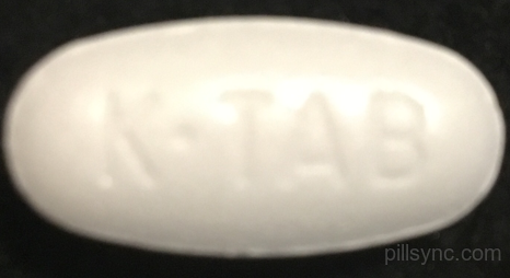 YELLOW OVAL K TAB A - KTab 10 MEQ Extended Release Tablet ktab Pill Images
